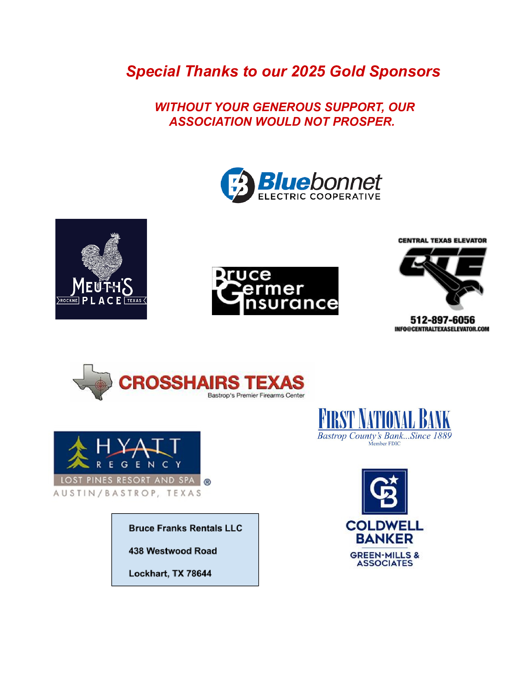 SPONSORS 2025 – Red Rock Wildlife Management Association